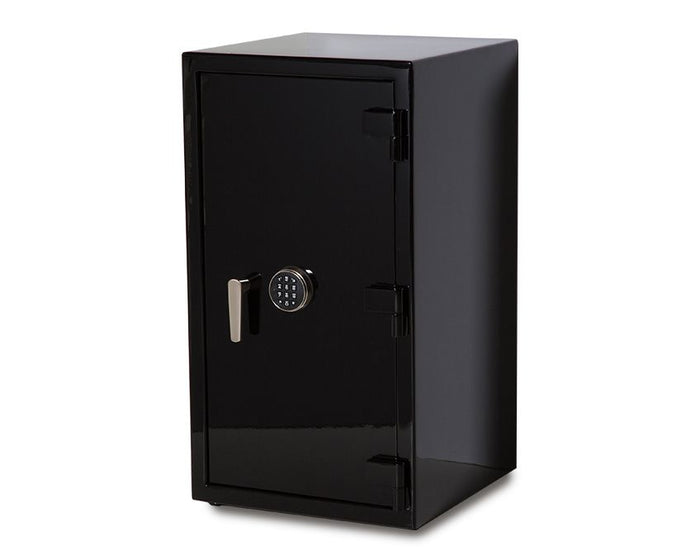 ATLAS 12-Piece Onyx Winder Safe by WOLF: Premium Watch Storage