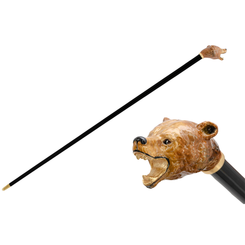 Brown Bear Cane - Wonders of Luxury